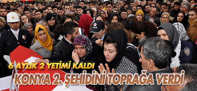 Konya'da ikiz çocuk babası şehit polis Nazif Emre Horoz, son ...