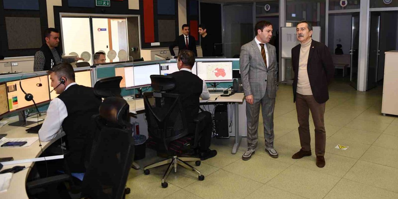 Başkan Ataç çalışmalar hakkında bilgi aldı