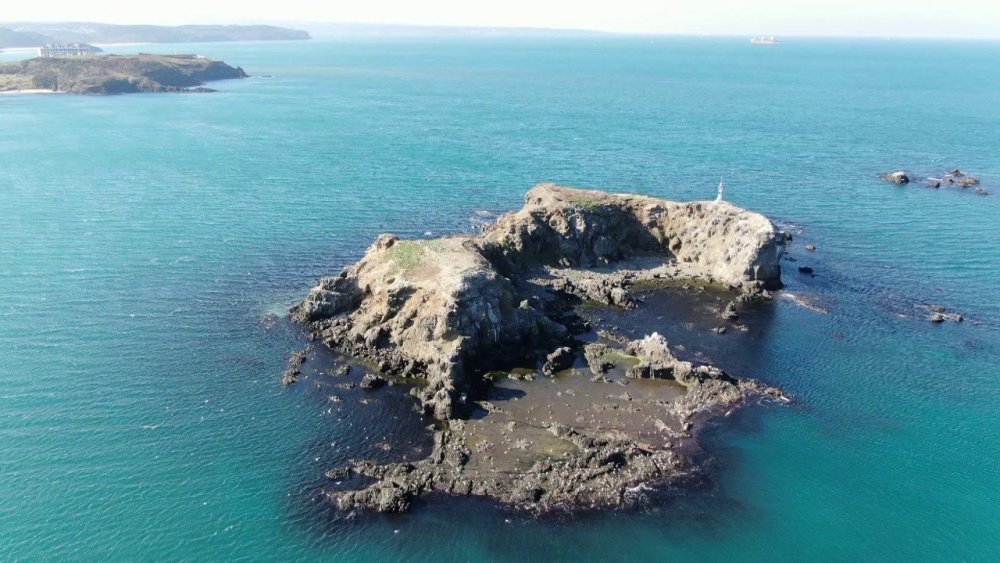 Burası Beykoz açıklarındaki Eşşek Adası